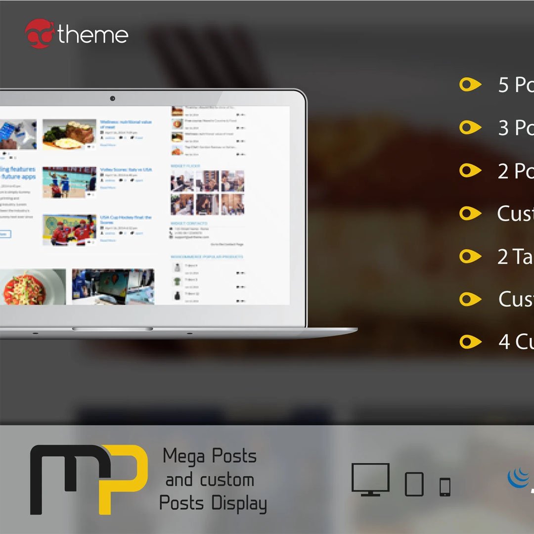 Mega Posts and Custom Posts Display WP Plugin - Software Haat